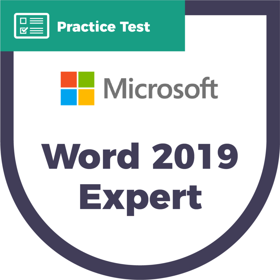 Microsoft Word 2019 Expert (MOS MO-101) | Practice Test