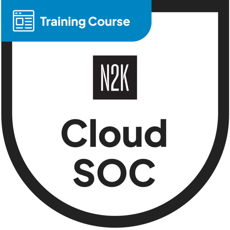 N2K Cloud SOC | Training Course - N2K Certify